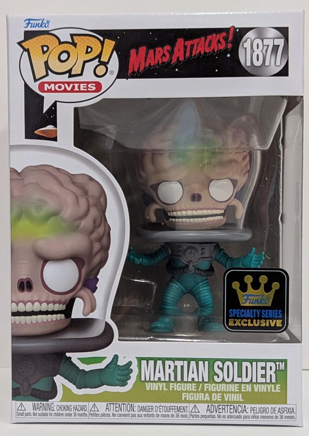 Funko Pop! Mars Attacks #1877 Funko Specialty Series Exclusive W ...