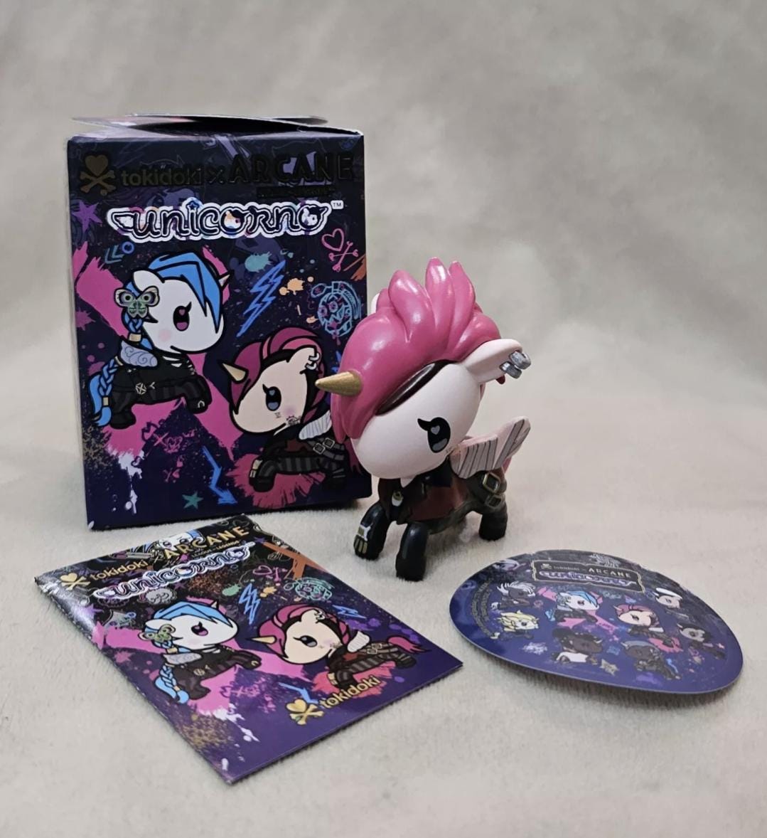 Tokidoki X ARCANE League of Legends Unicorno Vi W/box/guide/sticker LE ...