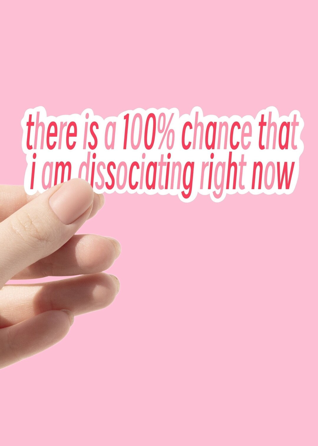 Dissociating Sticker, Funny Stickers, Therapy Sticker, BPD Stickers ...