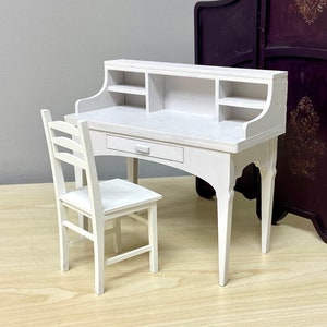 Small antique white desk store