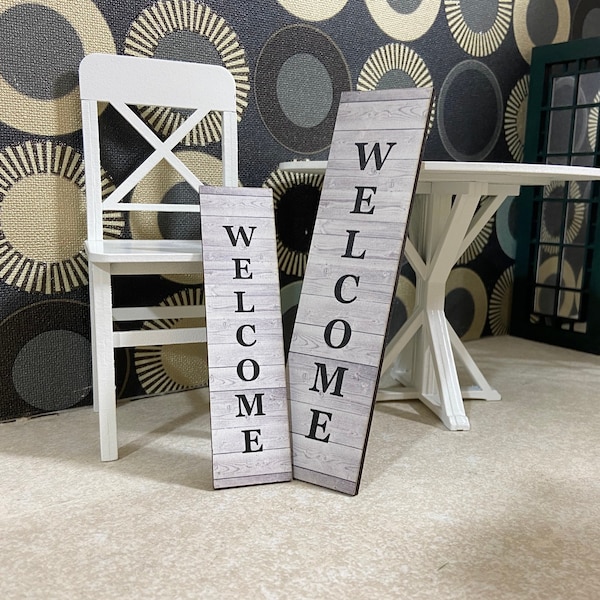 Dollhouse Welcome Signs - Etsy