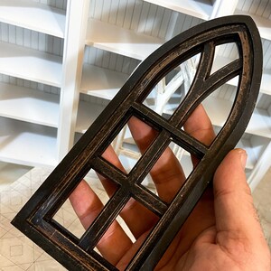 Miniature Gothic Cathedral Window, Gothic Church Medieval Window Frame ...