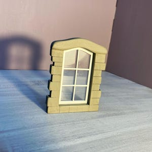 Dollhouse Window, Window Frame With Glass for Dollhouse, DIY Accessory ...