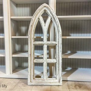 Miniature Gothic Cathedral Window, Gothic Church Medieval Window Frame ...