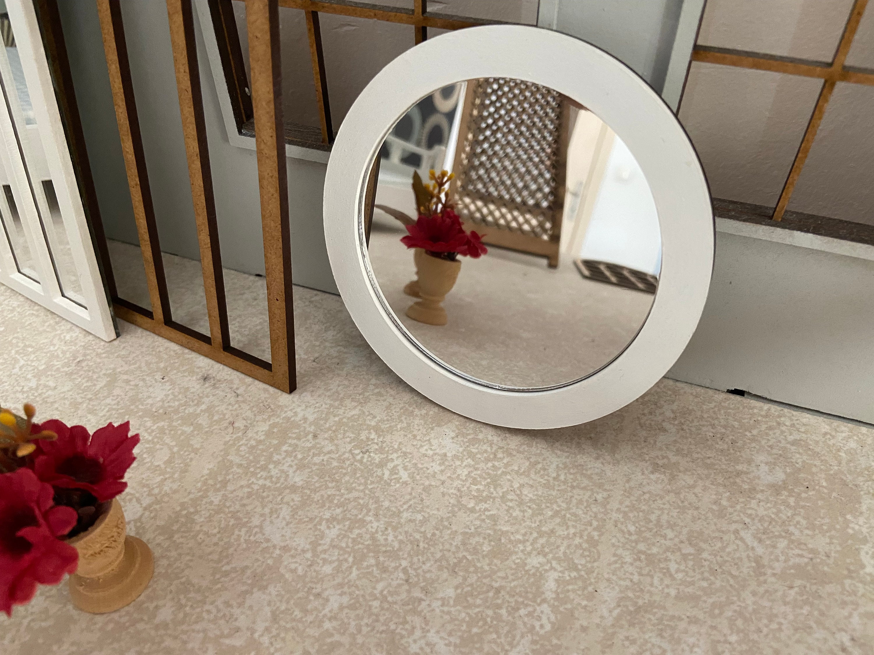 Doll Mirror 1/6 1:12 Scale Modern Mini Doll House Furniture | Etsy