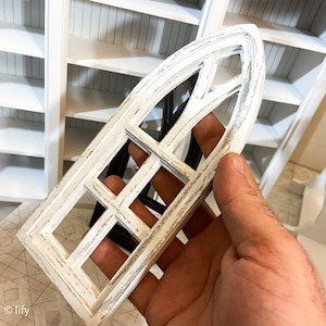 Miniature Gothic Cathedral Window, Gothic Church Medieval Window Frame ...