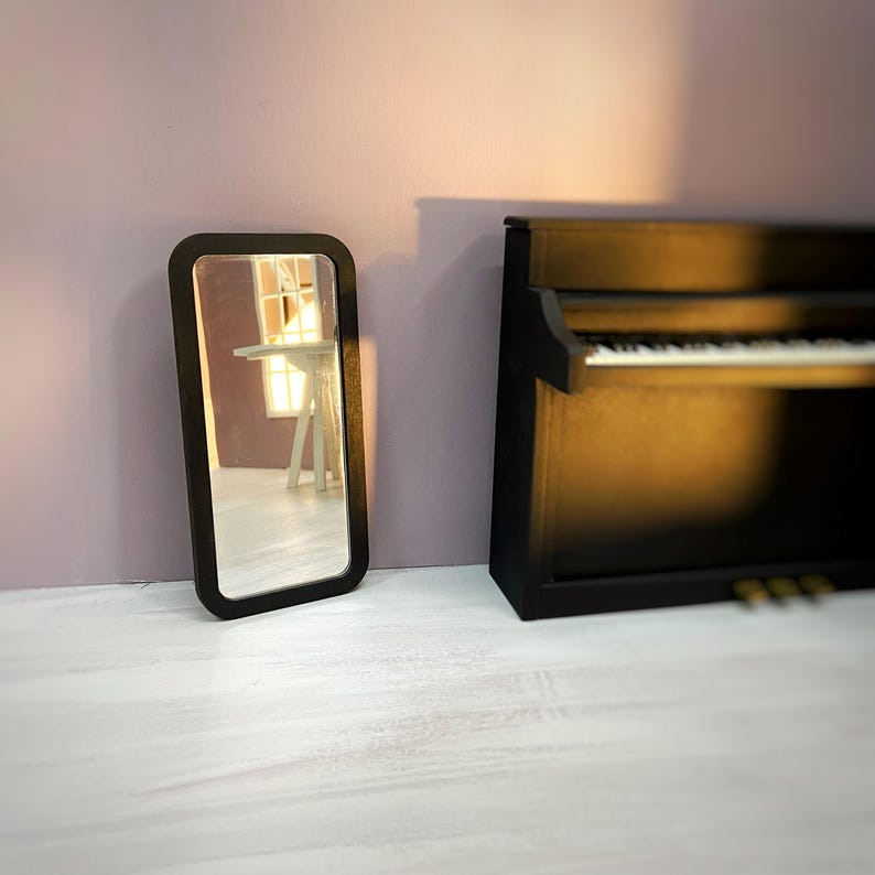 Miniature Mirror - 1:6 Scale Dollhouse Furniture - 1/6 Scale Mirrors - Etsy