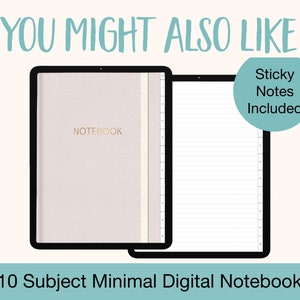 Dated Digital Notebook or Journal - 365 Linked Dated Pages - Ipad ...
