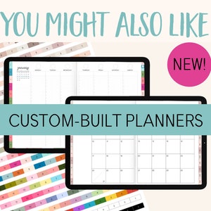 Custom-built Digital Notebook 10 Subjects Choose Tab Text and Colors ...