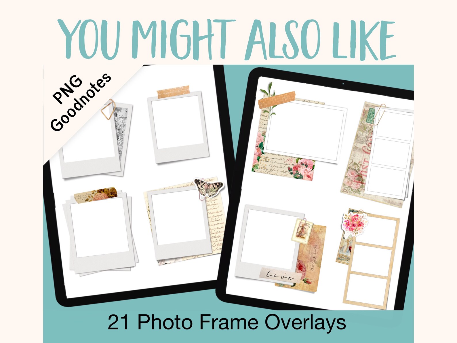 Digital Layered Notes Journal Decor 31 Realistic Notes With - Etsy