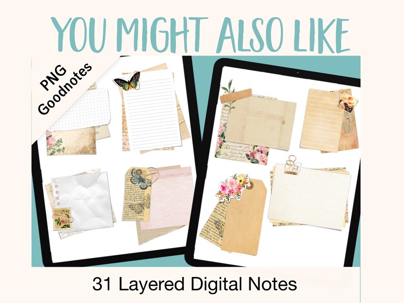 Ripped Torn Paper Digital Stickers Kraft Paper Paper Clips - Etsy