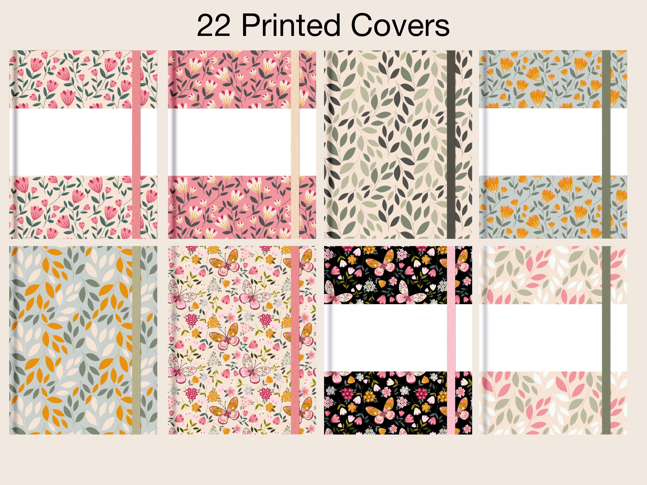 Goodnotes Covers Spring Flowers Theme Digital Notebook | Etsy