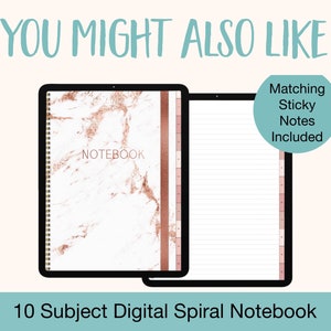 Dated Digital Notebook or Journal - 365 Linked Dated Pages - Ipad ...