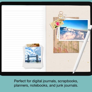 Digital Photo Frame Overlay Stickers - 21 Realistic Layered Frames With ...