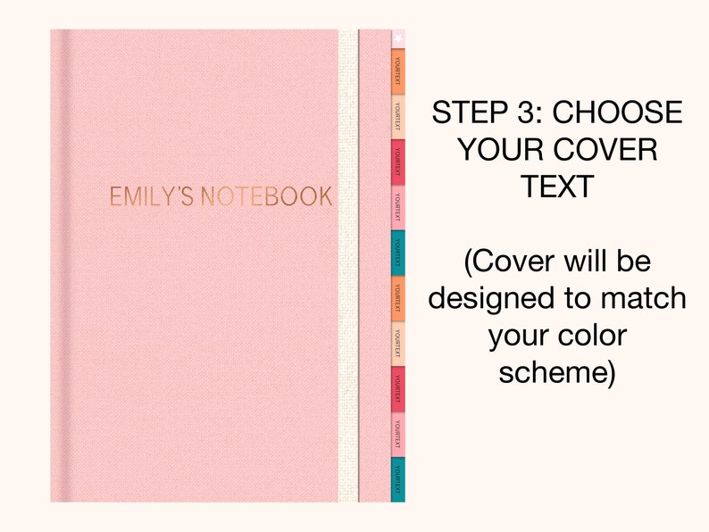 Custom-built Digital Notebook 10 Subjects Choose Tab Text - Etsy