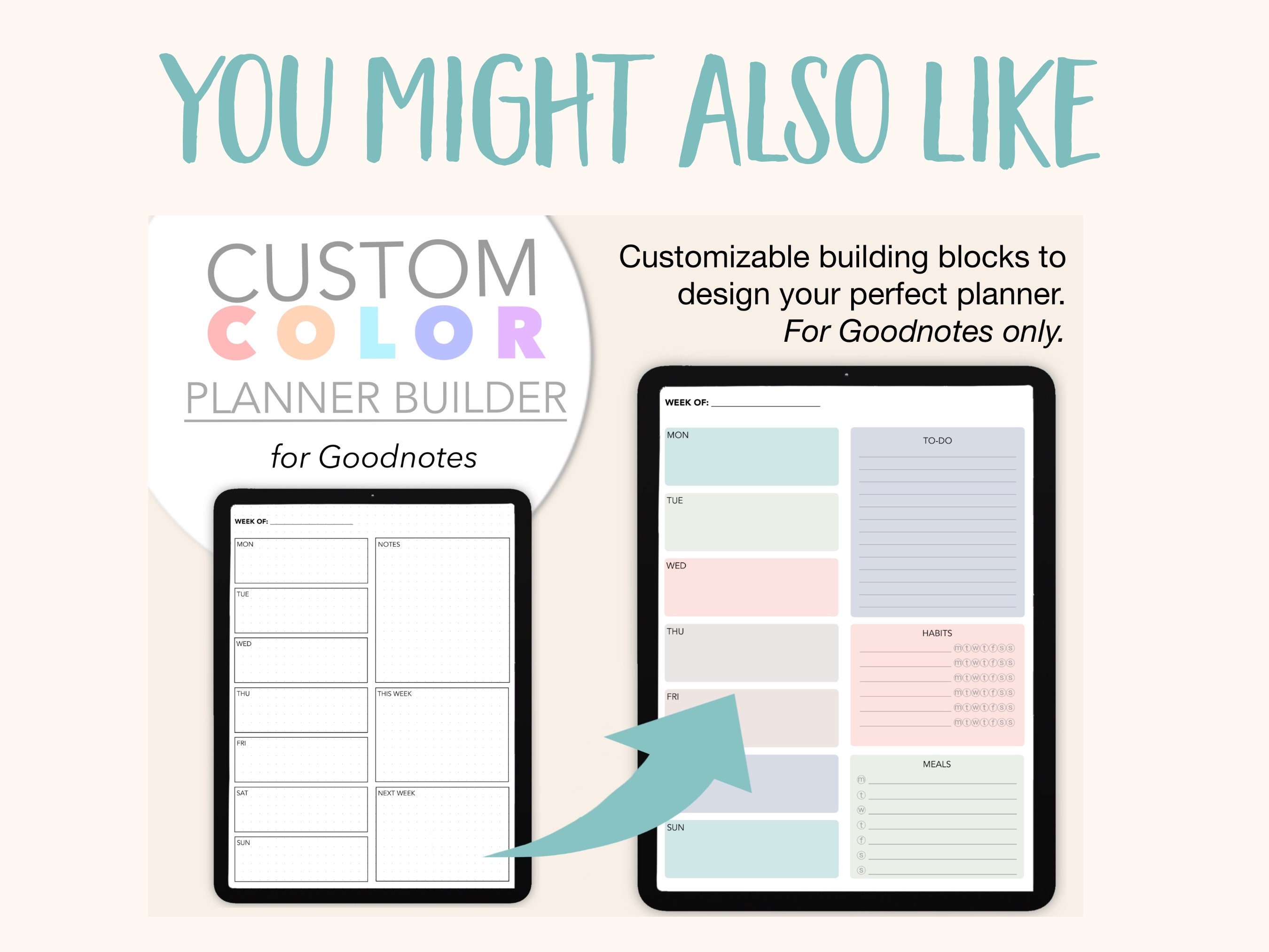 Color Changing Goodnotes Sticky Notes Elements Widgets for | Etsy