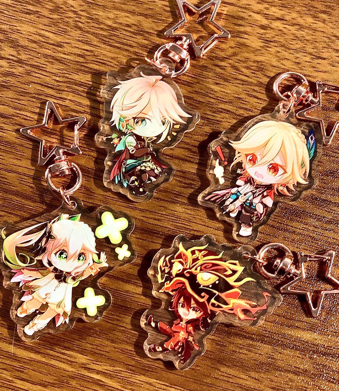 Genshin Impact 2 In. Acrylic Keychains Charms nahida, Alhaitham, Kaveh ...