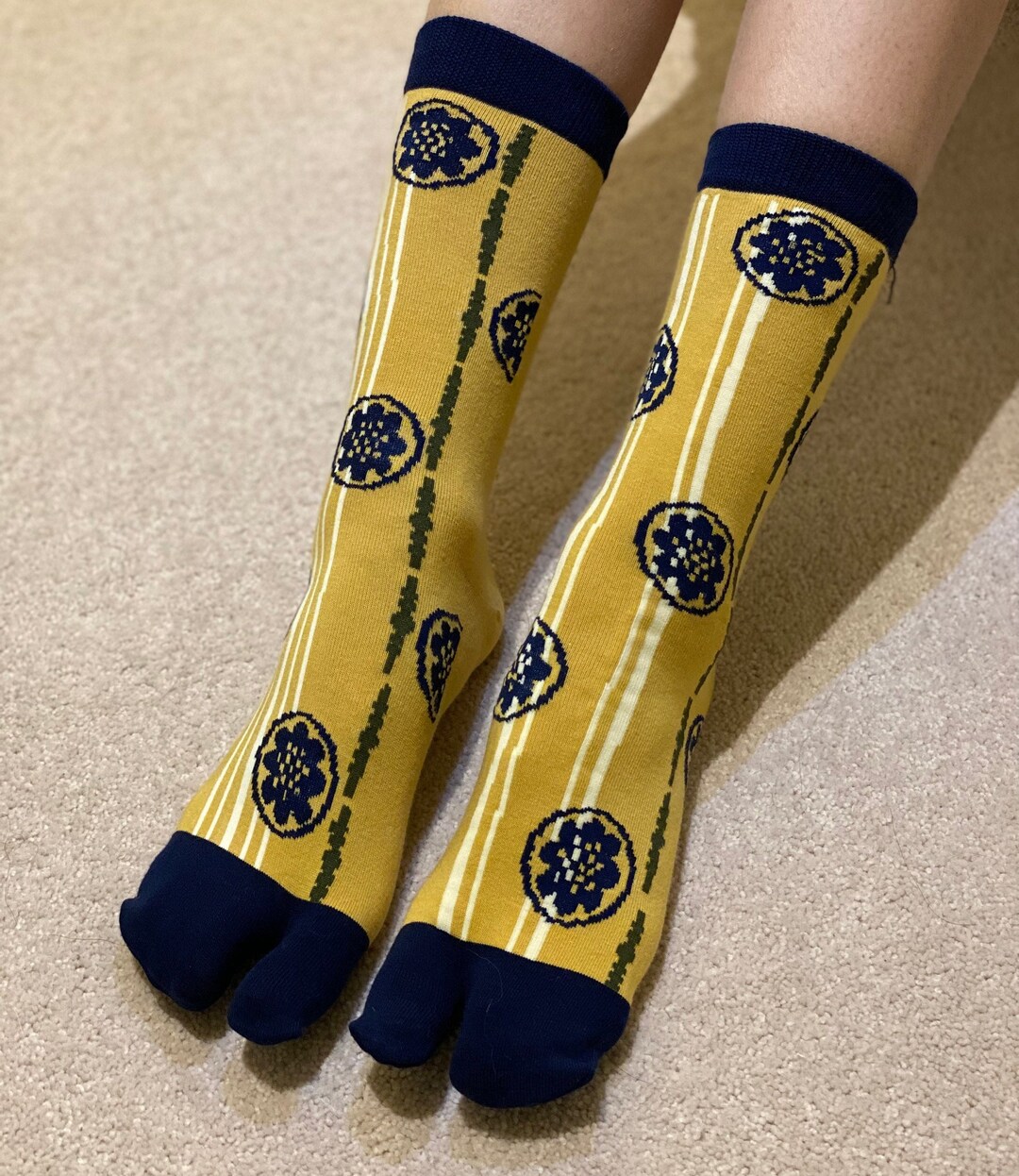 Tabi Socks Japanese Style Socks Unisex Two Toe Socks Flipflop Socks - Etsy