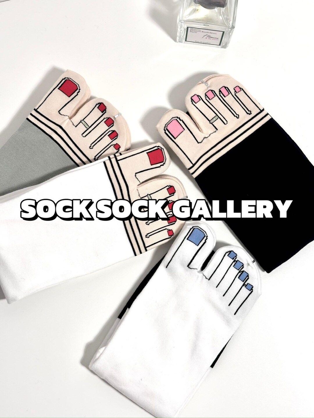 Funny Toe Separator Pedicure Socks | Fashion Woman Socks Funny Creative ...