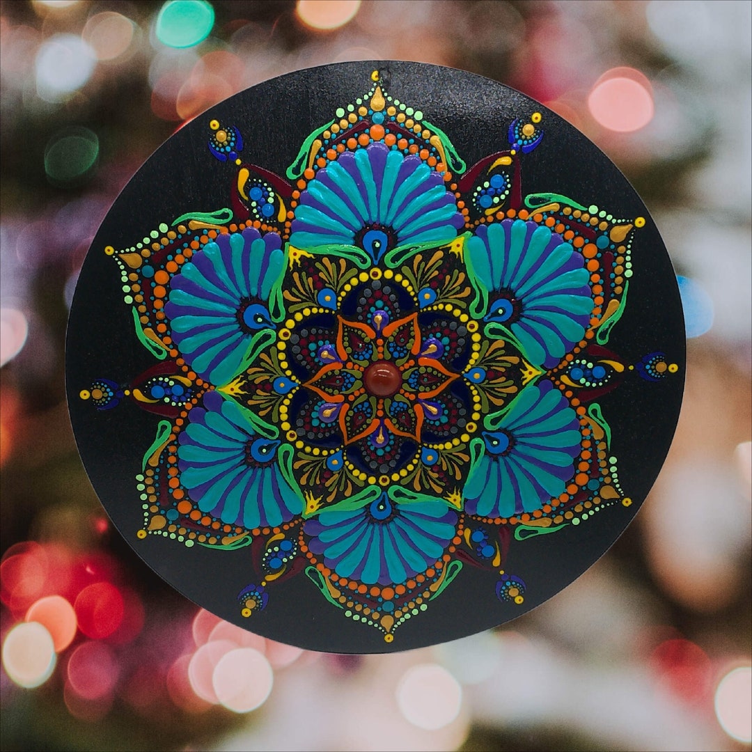 Budding Smiles - 12" Mandala Wall Hanging - Etsy