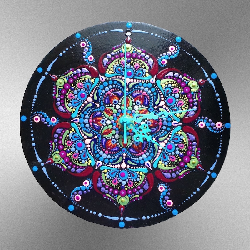 Mandala Dot Art Ocean - Etsy
