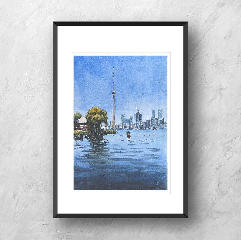 Toronto Island Painting // Fine Art Print of Painting by Toronto Artist ...