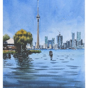 Toronto Island Painting // Fine Art Print of Painting by Toronto Artist ...