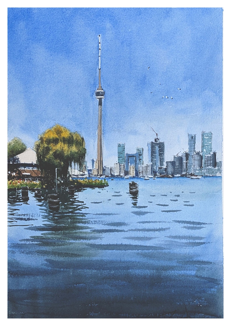 Toronto Island Painting // Fine Art Print of Painting by Toronto Artist ...