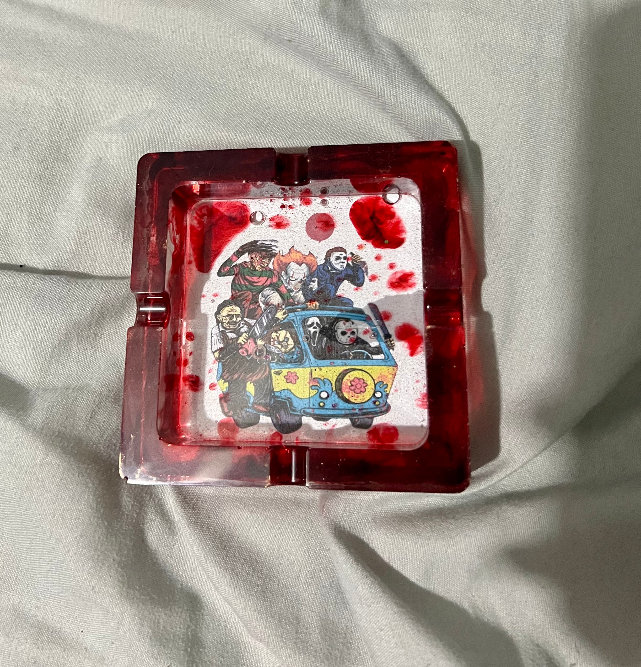 Ashtray; Smoke; Horror Characters; Custom Ashtray - Etsy