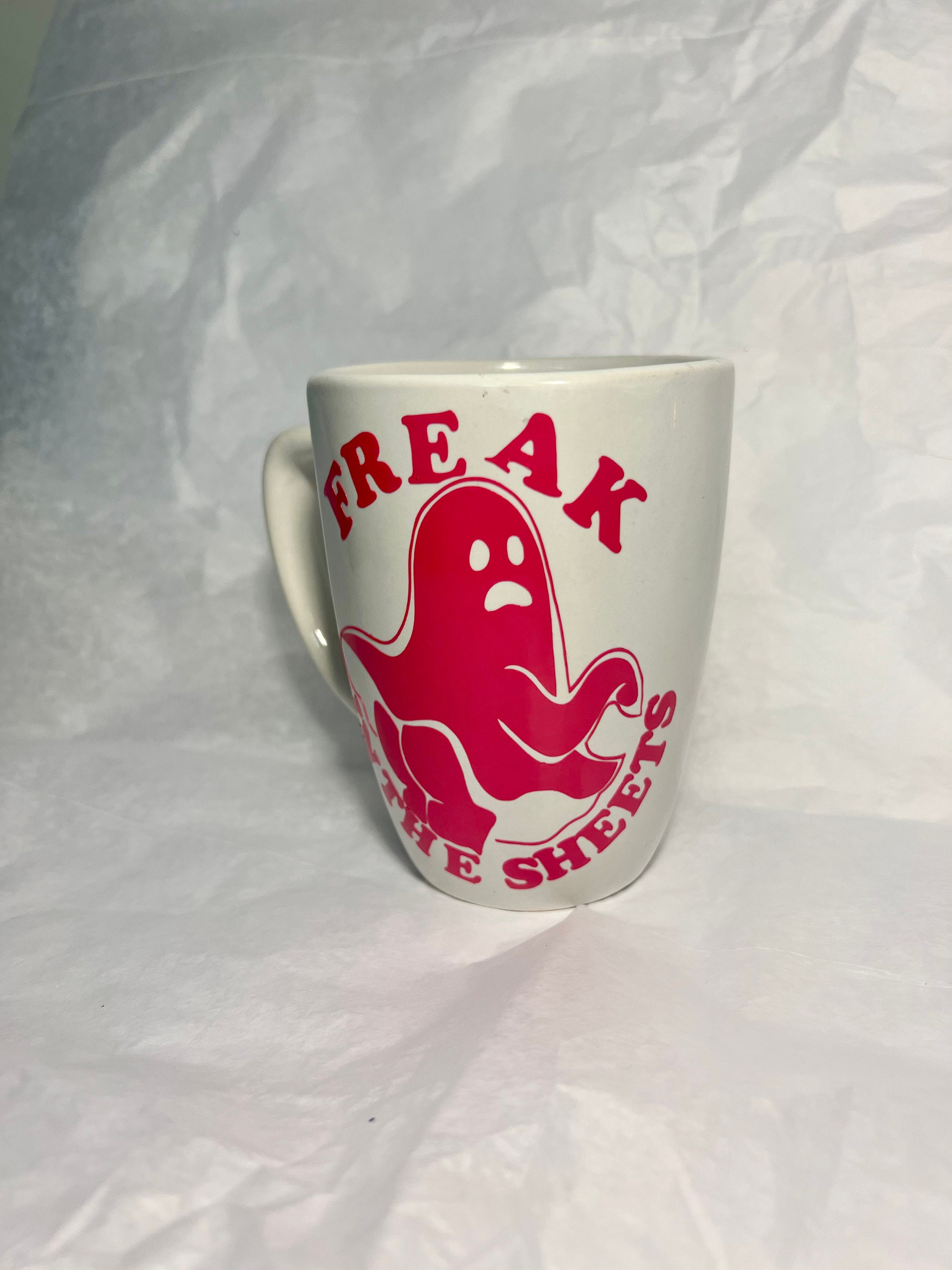 Freak in the Sheets Cup; Ghost; Halloween; Funny Cups - Etsy