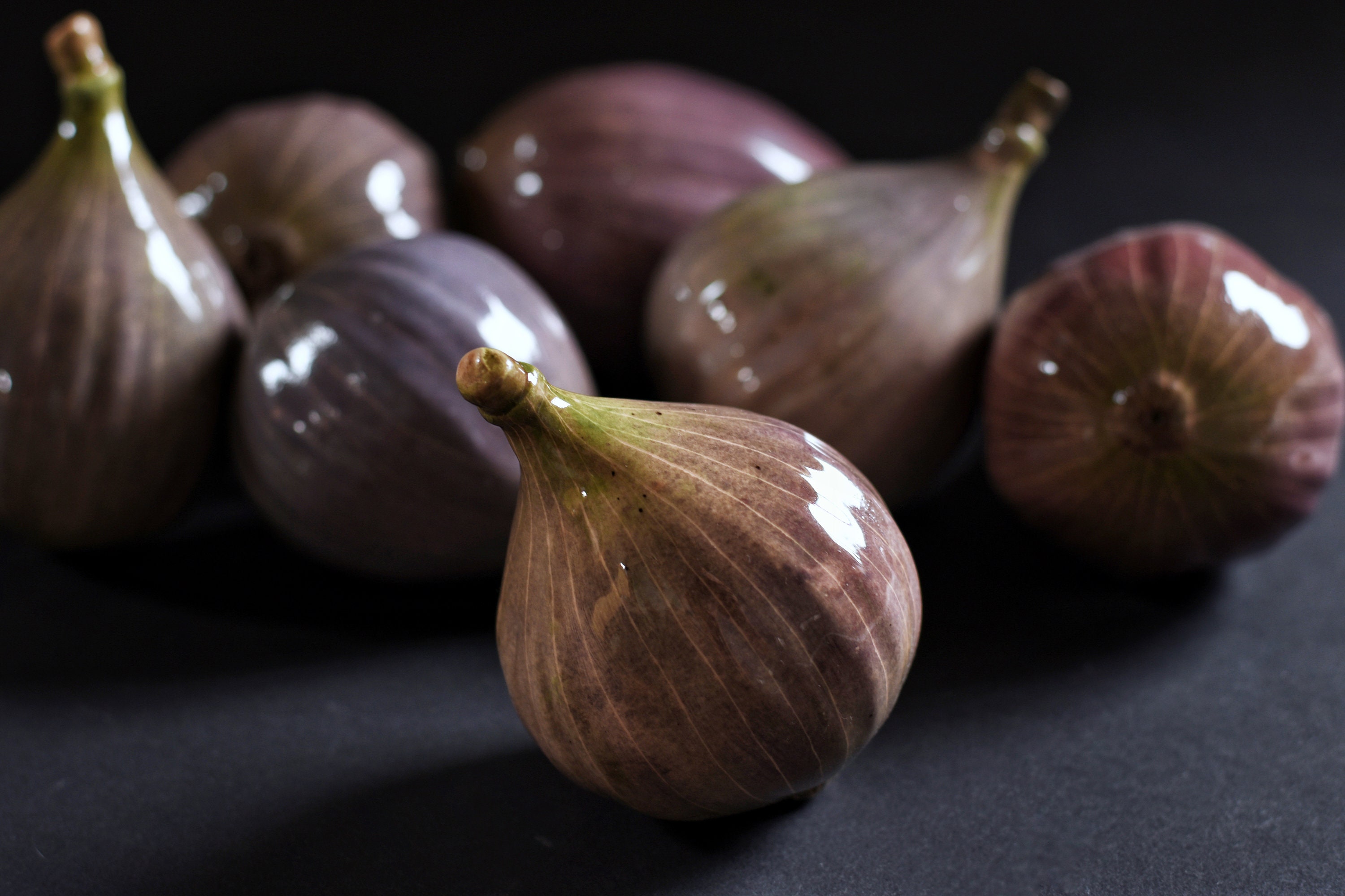 Set of Handmade Figs - Ceramic Decor - Etsy