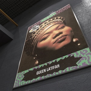 Queen Latifah MTV Raps Wall Decor, Wall Art Print, 2 Sizes, Matte ...