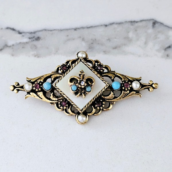 Signed Art Brooch - Etsy