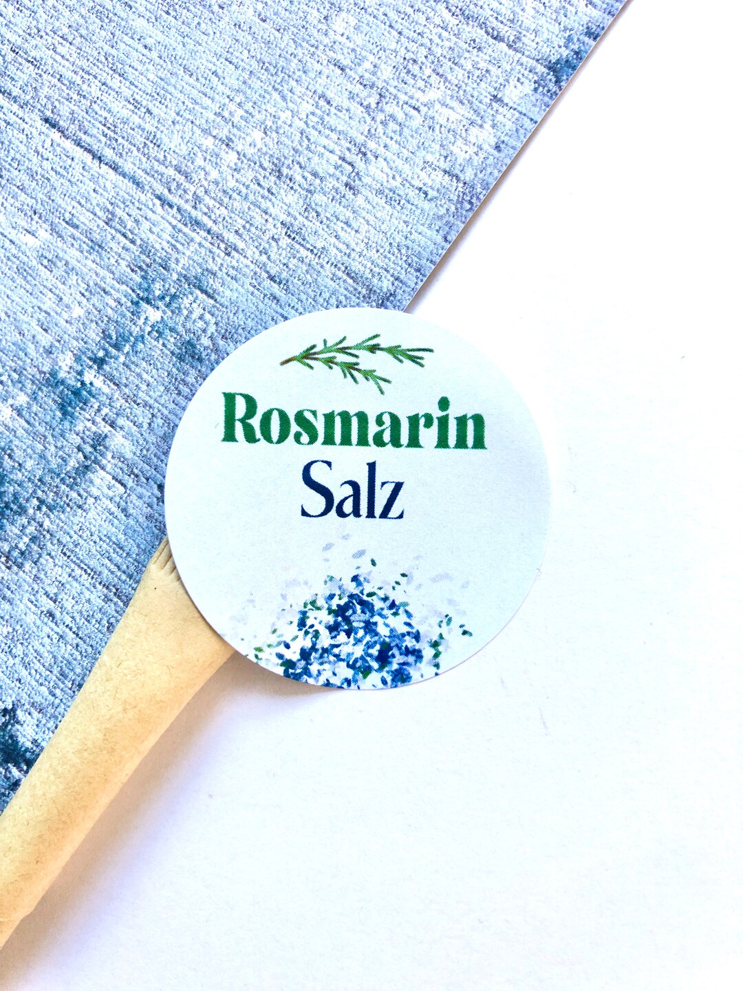 24 Stickers Rosemary Salt Labels - Etsy