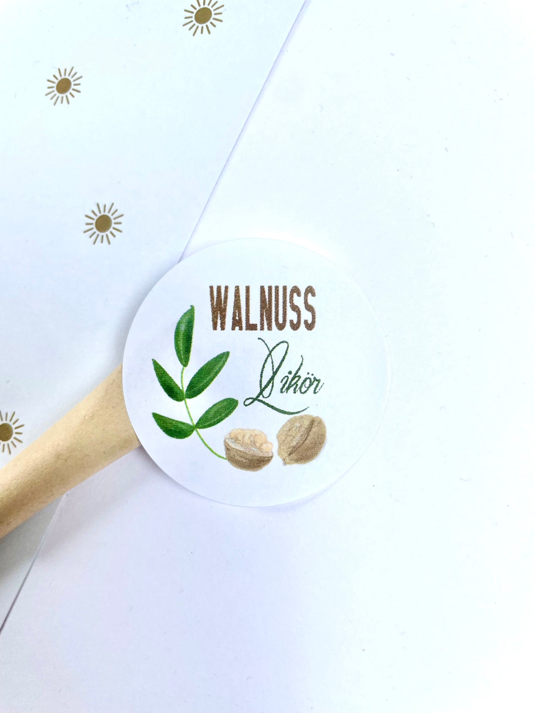 24 Sticker Walnut Liqueur Labels - Etsy UK