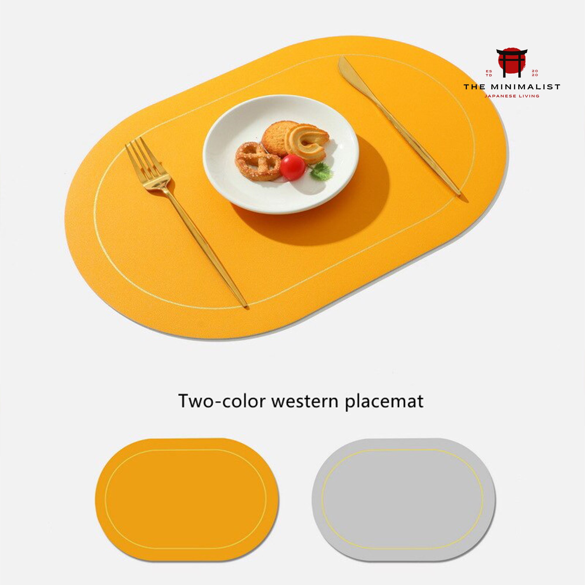 Minimalist Living 4 Sets of Tableware Pad Placemat Table Mat PVC Non ...