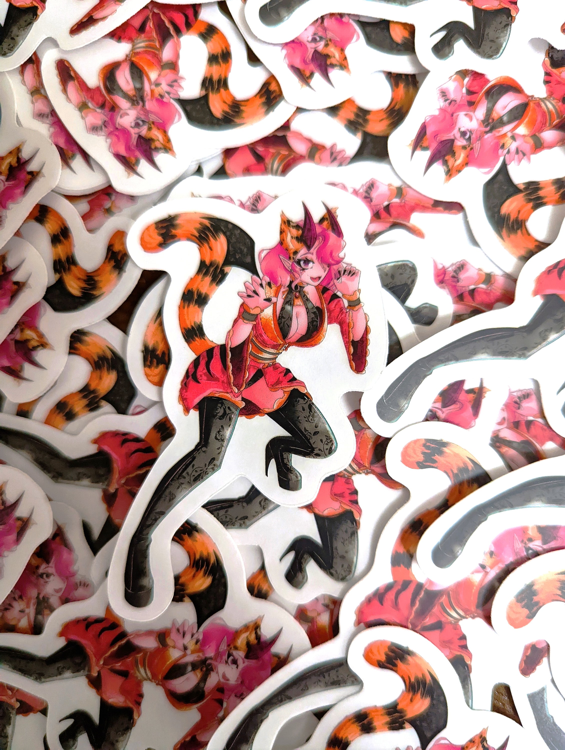 NEKO MEGAN Monster Girl Enthusiasts Full Body Sticker - Etsy