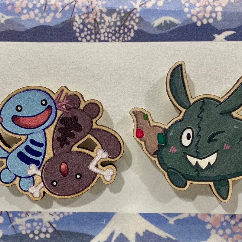 Wooper Pin - Etsy