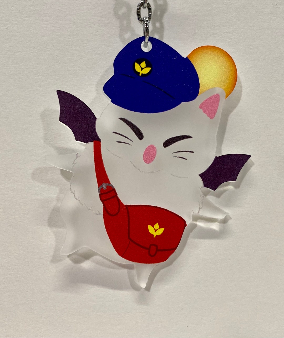 Mail Moogle 3in Frosted Acrylic Keychain - Etsy