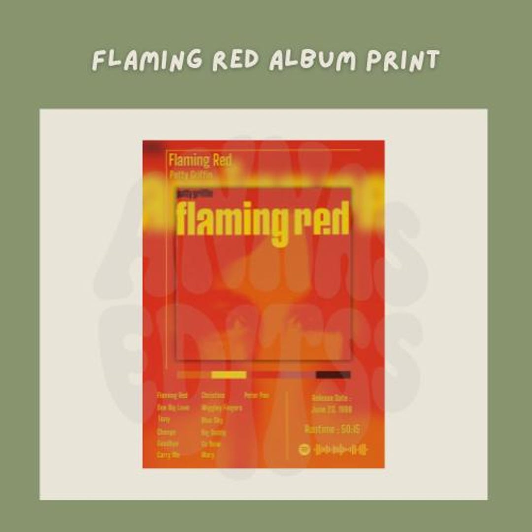 Patty Griffin 'flaming Red' Album Poster - Etsy