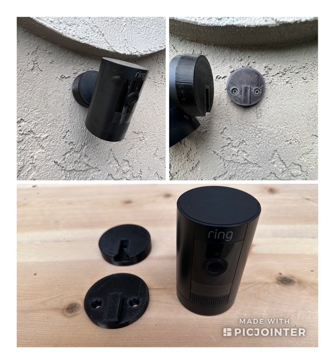 Ring Stick up Removable Cam Mount - Easy to Put up and Take Down (ring ...