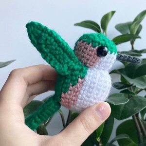 Hummingbird Crochet Pattern PDF, Low-sew Amigurumi Pattern, Cute ...