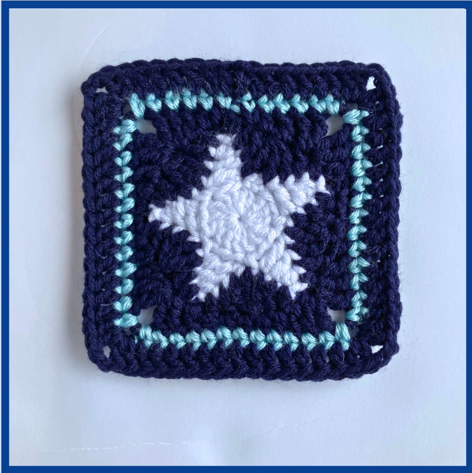 Celestial Granny Squares Crochet Pattern PDF, Sun, Moon, and Star ...
