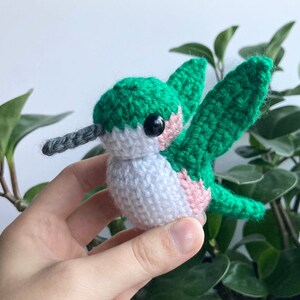 Hummingbird Crochet Pattern PDF, Low-sew Amigurumi Pattern, Cute ...