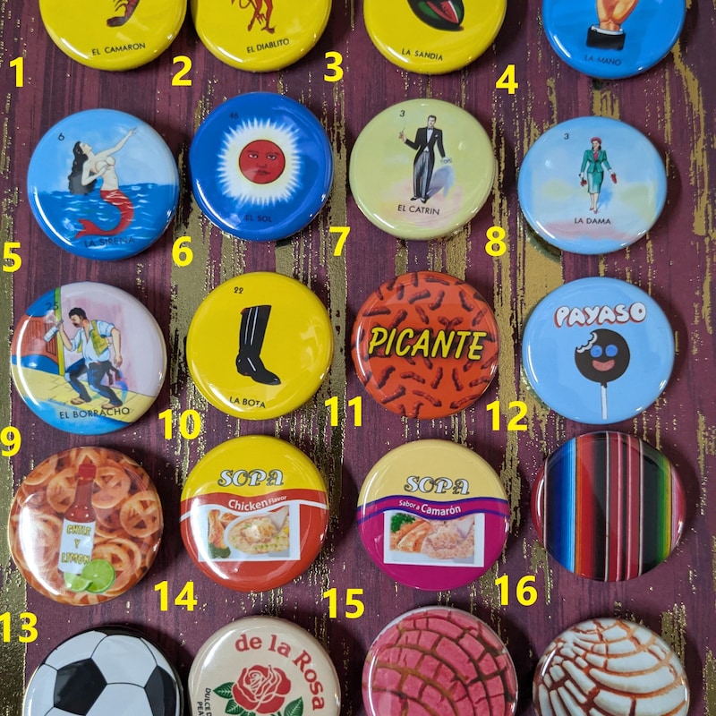 Latino Pinback Buttons - Etsy