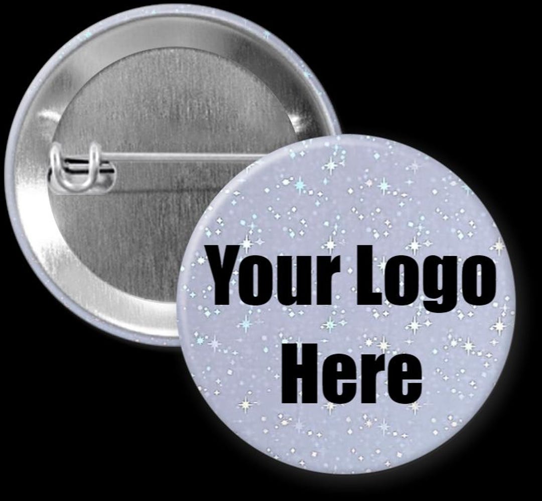 Star Holographic Custom Pinback Button - Your Design! - Etsy