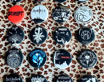 Punk Buttons | Etsy