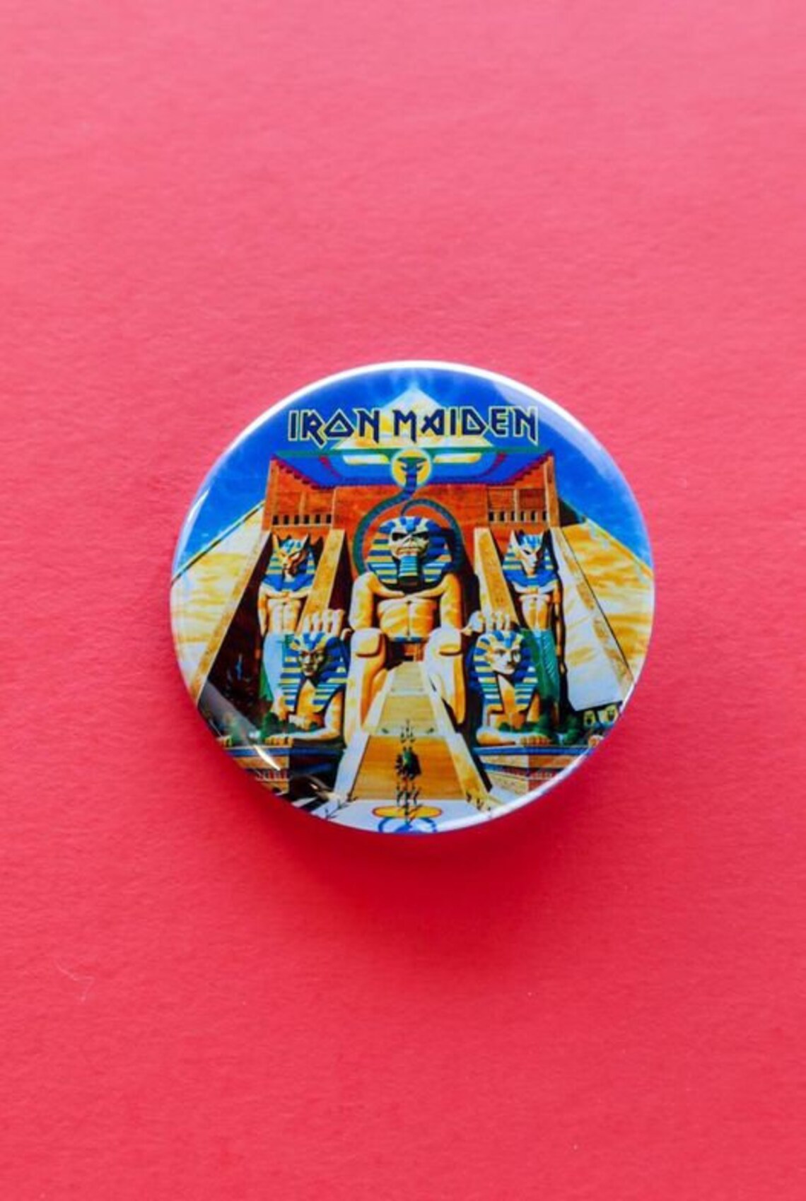 Iron Maiden Heavy Metal Pins - Etsy