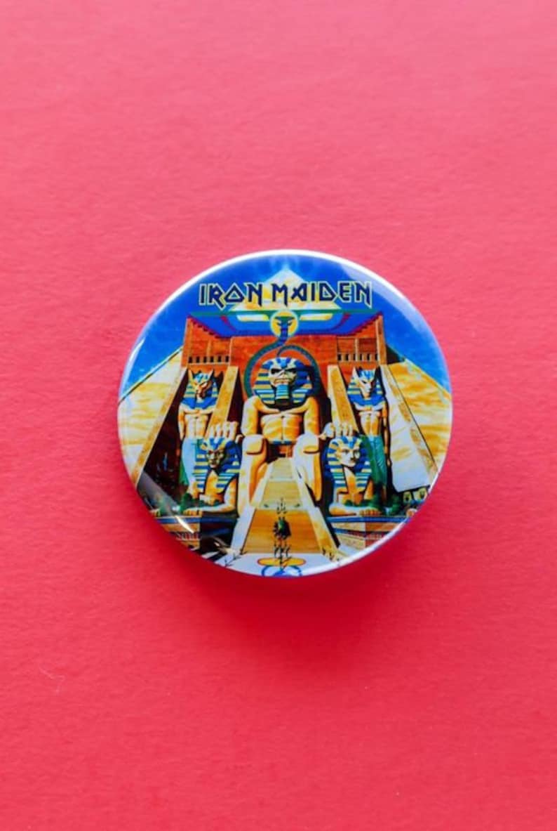 Iron Maiden Heavy Metal Pins - Etsy