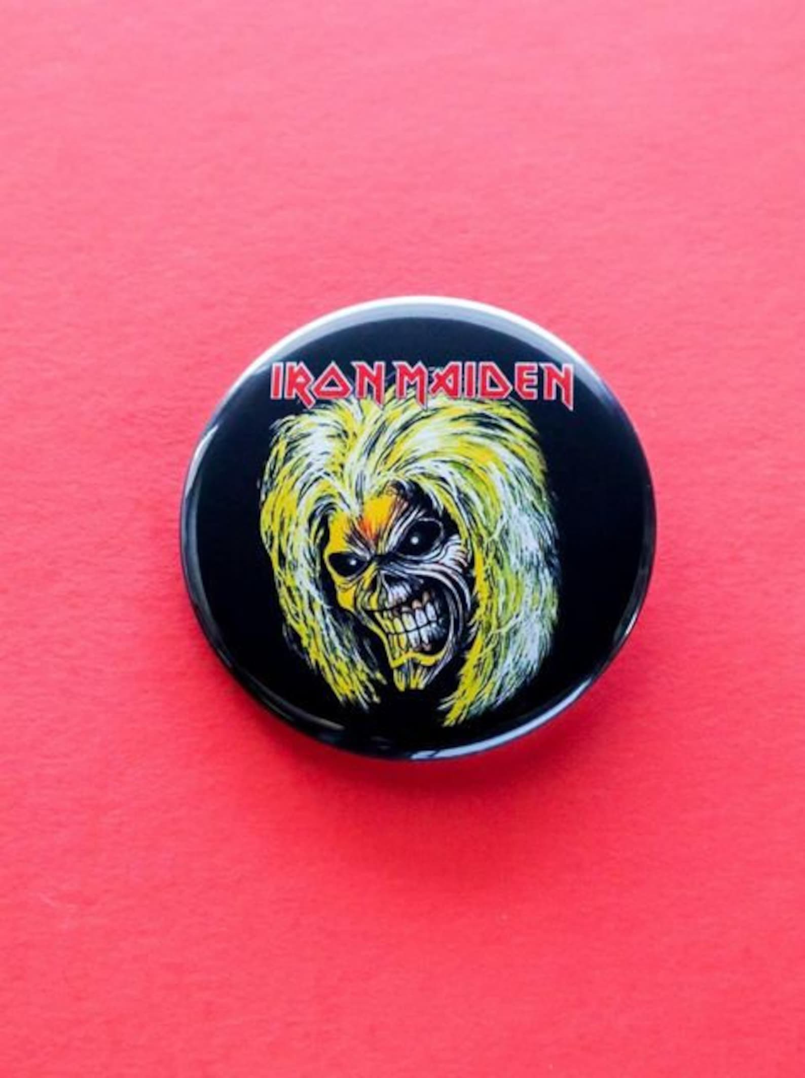 Iron Maiden Heavy Metal Pins - Etsy